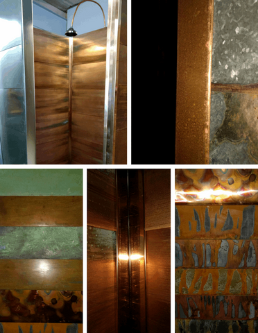 Copper Shower Co. Shower Surround Copper Shower Kit – Cloud 9 Showers