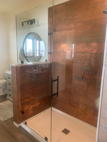 Copper Shower Co. Shower Surround Copper Shower Kit – Cloud 9 Showers