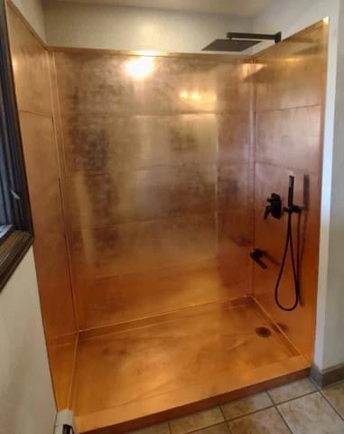 Copper Shower Co. Shower Surround Copper Shower Kit – Cloud 9 Showers