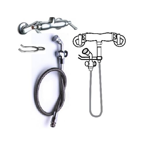 Outdoor Shower Co Lever Handle Valve, Hot & Cold Supply WMHS-0101-HC ...