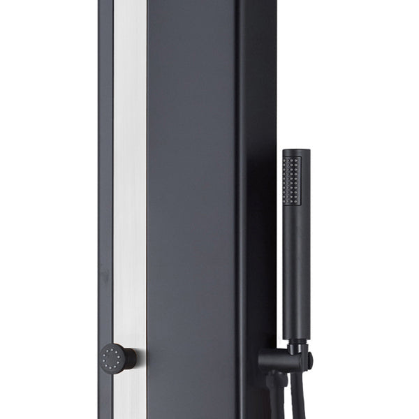 PULSE Eclipse ShowerSpa – 1060MB-SSB Matte Black/Stainless Steel Brush ...