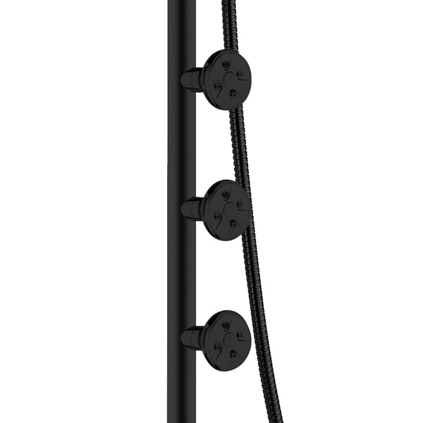 PULSE Lanai Shower System – 1089-MB Matte Black Shower System – Cloud 9 ...