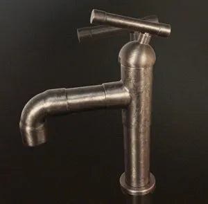 Sonoma Forge Brut Kitchen Faucet With Swivel Elbow Spout And Side Spra ...