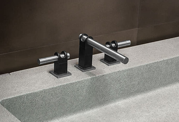Sonoma Forge Strap Widespread Lav Faucet With Mixed Spout - ST-LAV-DM ...